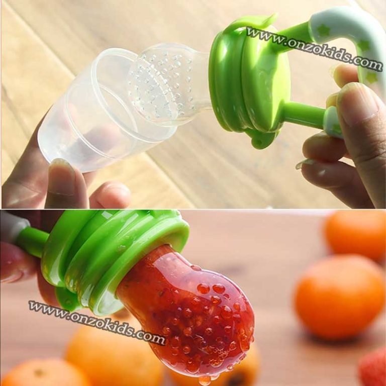 Sucette et tétine à fruits pour bébé disponible chez ONZO Kids