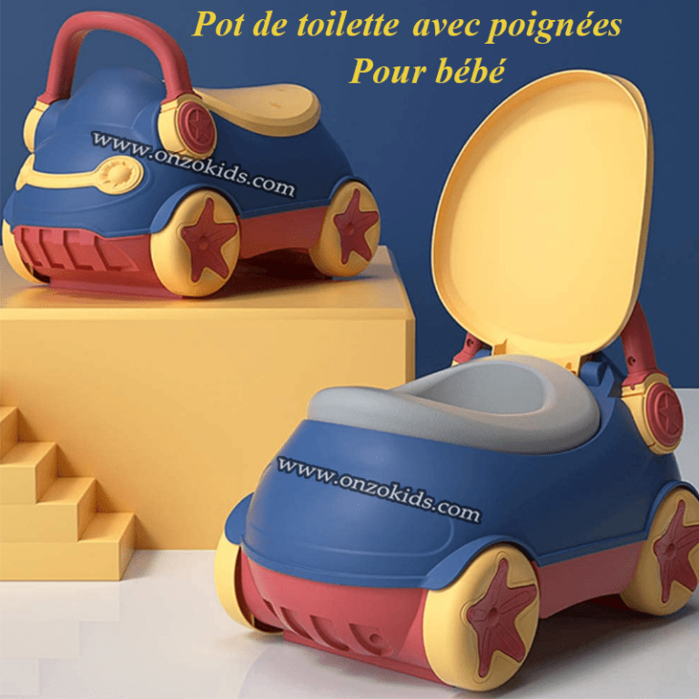 Pot de toilette avec poignées pour bébé