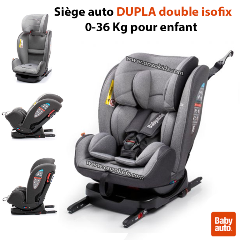 Siège auto Double isofix 0-36 Kg DUPLA | Baby Auto