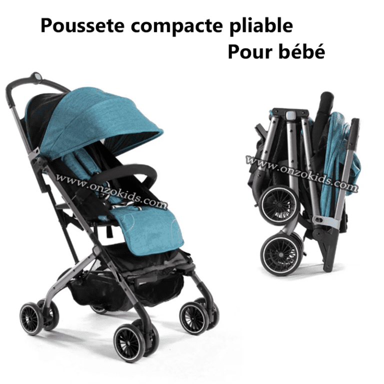Poussette compacte pliable pour bébé