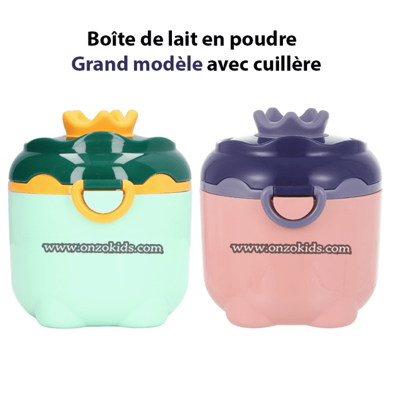 Boîte de lait en poudre grand modèle avec cuillère