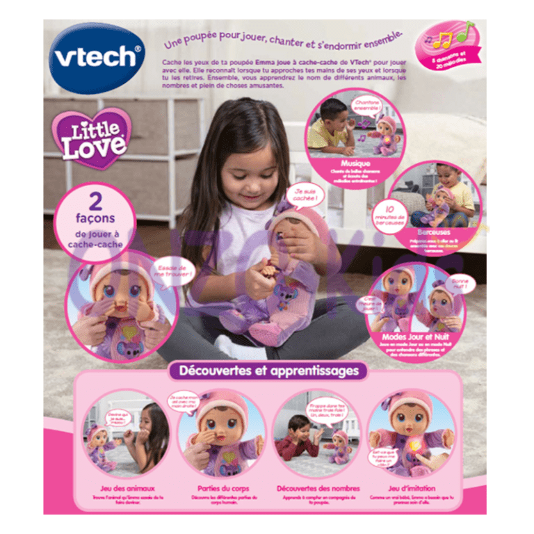 Poupée Emma cache-cache pour enfant - VTech