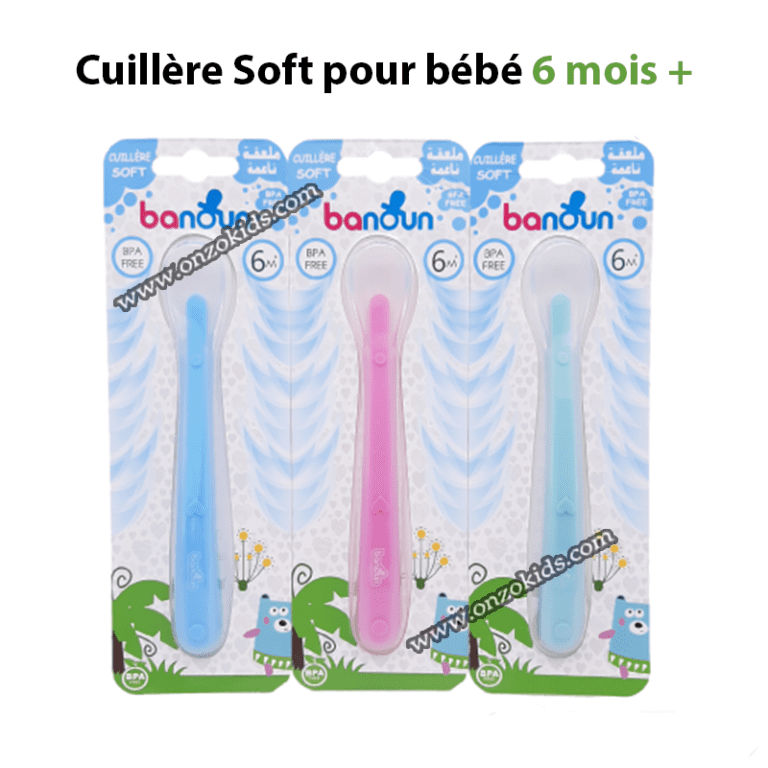 Cuillère Soft pour bébé 6 mois + - Banoun