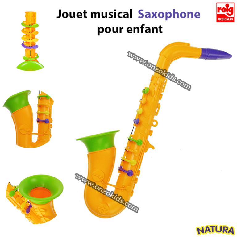 Jouet musical Saxophone pour enfant - NATURA