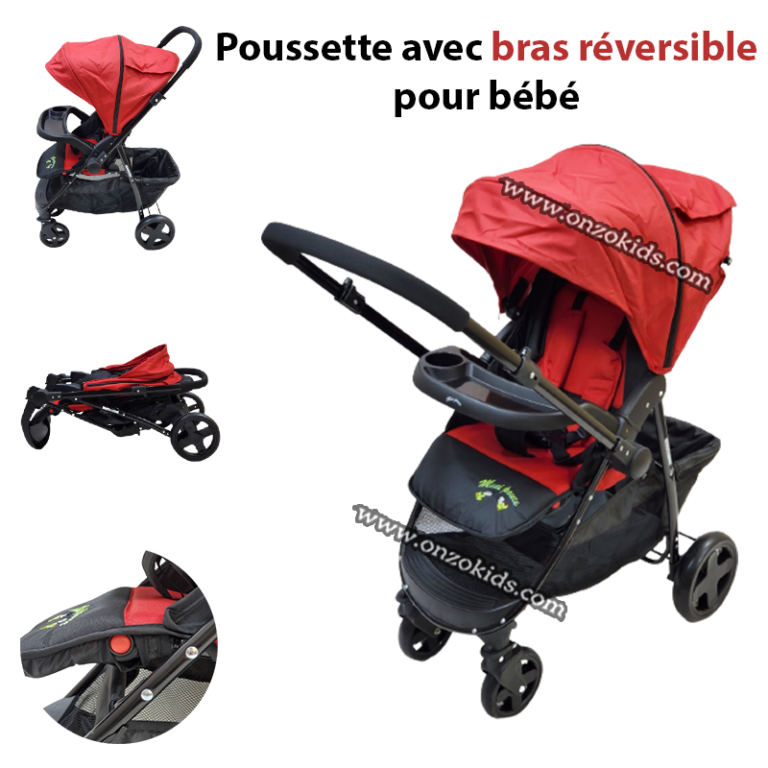 Poussette avec bras réversible pour bébé - Mini Pouce